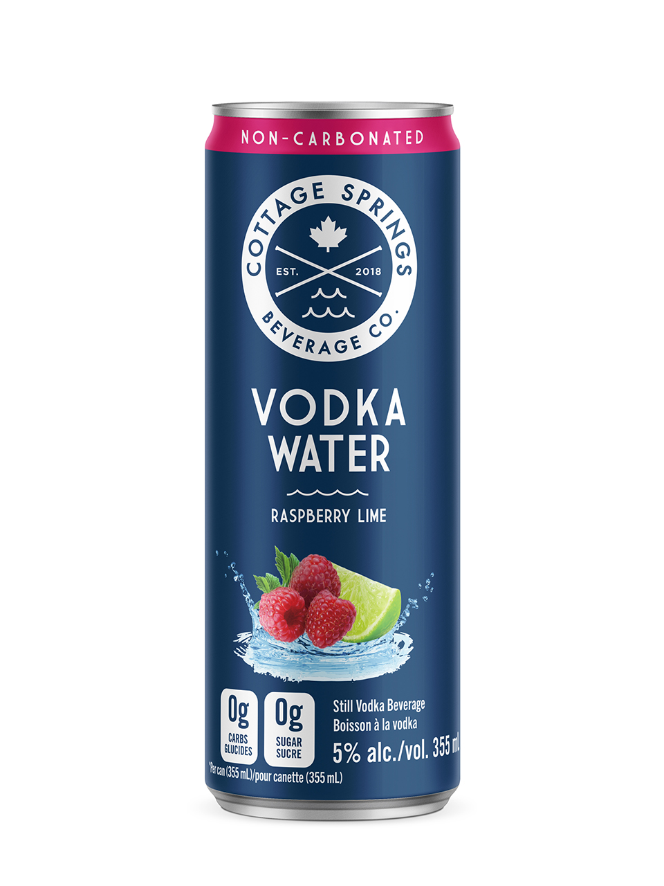 Cottage Springs Raspberry Lime Vodka Water - Dial a Bottle®