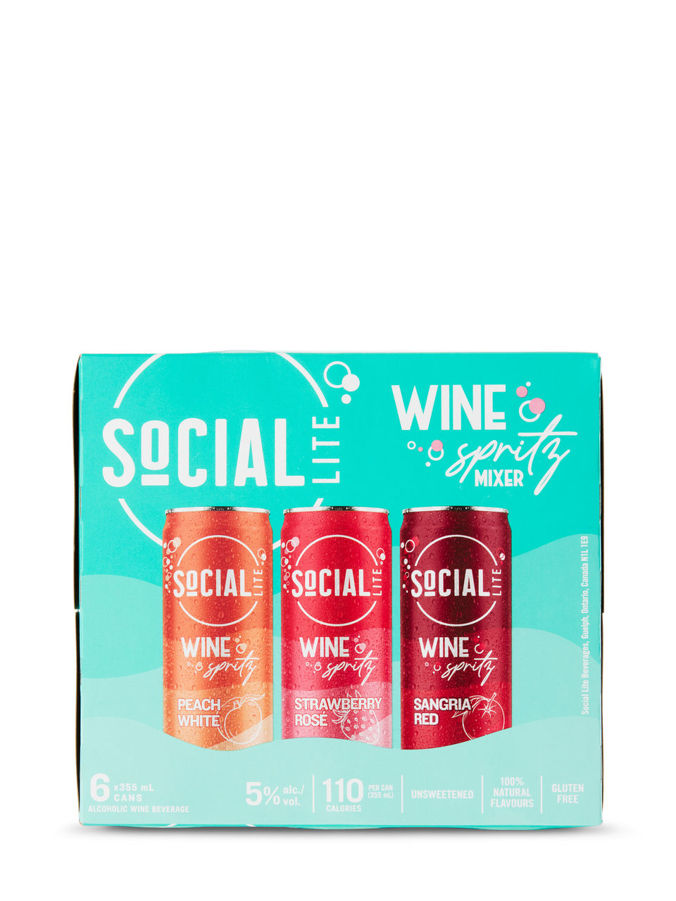 Social Lite Wine Spritz Mixer Pack - Dial a Bottle®