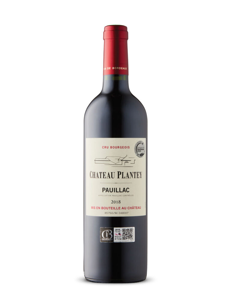 Château Plantey Pauillac Cru Bourgeois 2018 - Dial a Bottle®