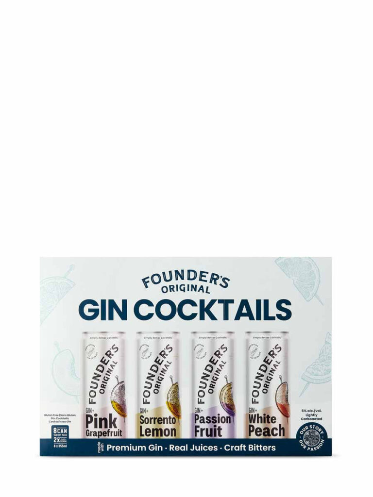 Founder's Original Gin Cocktails Variety Pack - Dial a Bottle®